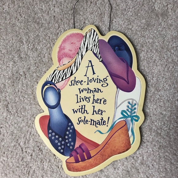 Abbey Press | Wall Decor | Shoe Plaque | Poshmark